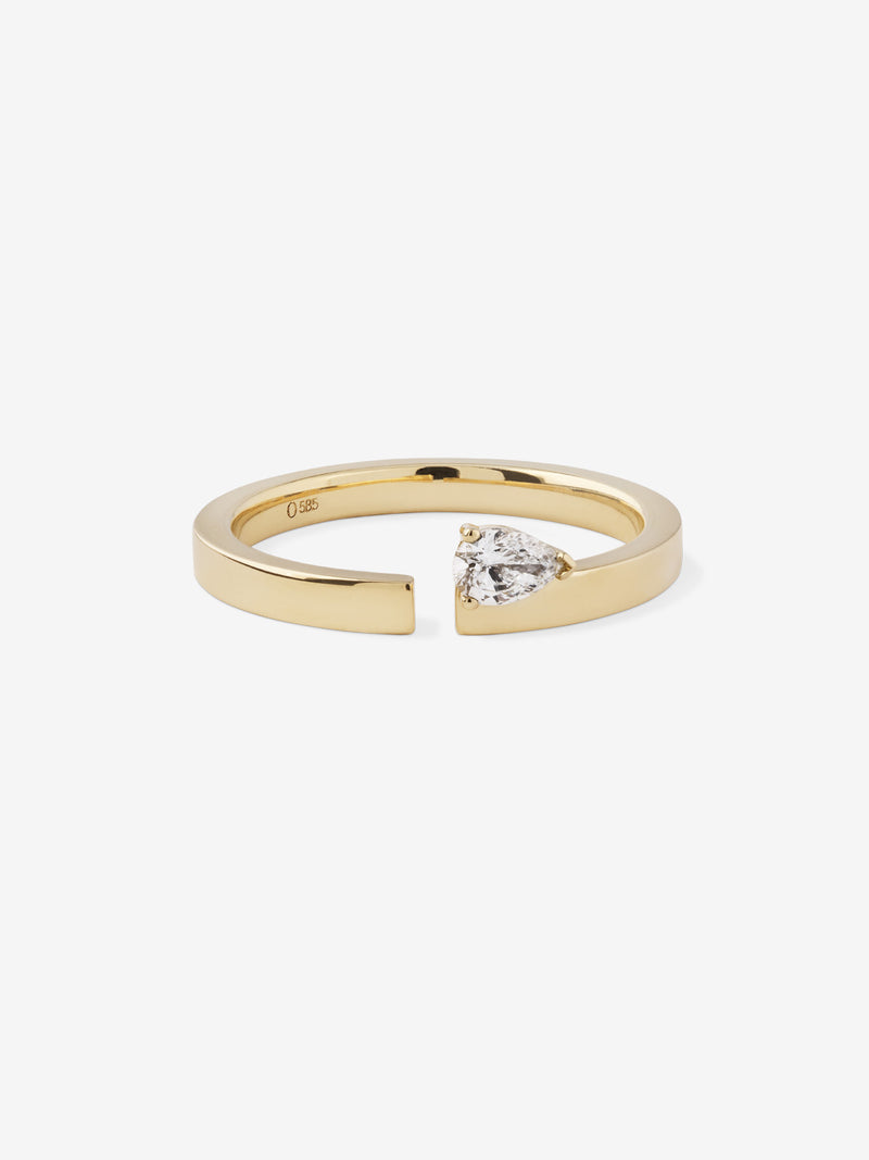 Diamond Line Split Ring 0.45 | OUVERTURE